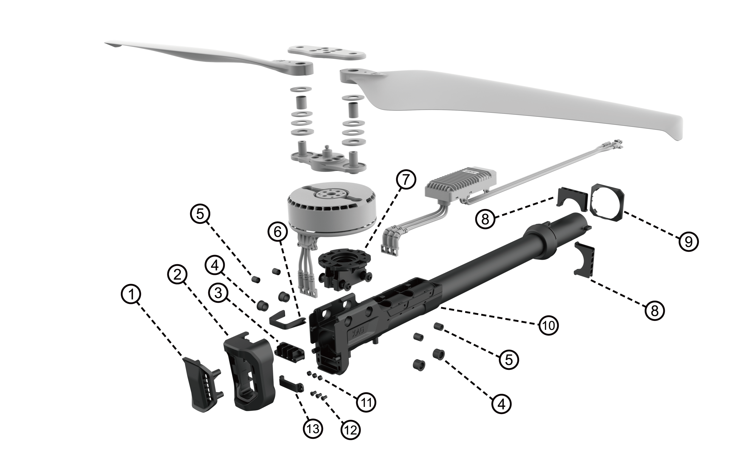 XAG P100 2022 Arm 1/2 – Pegasus Robotics Inc.