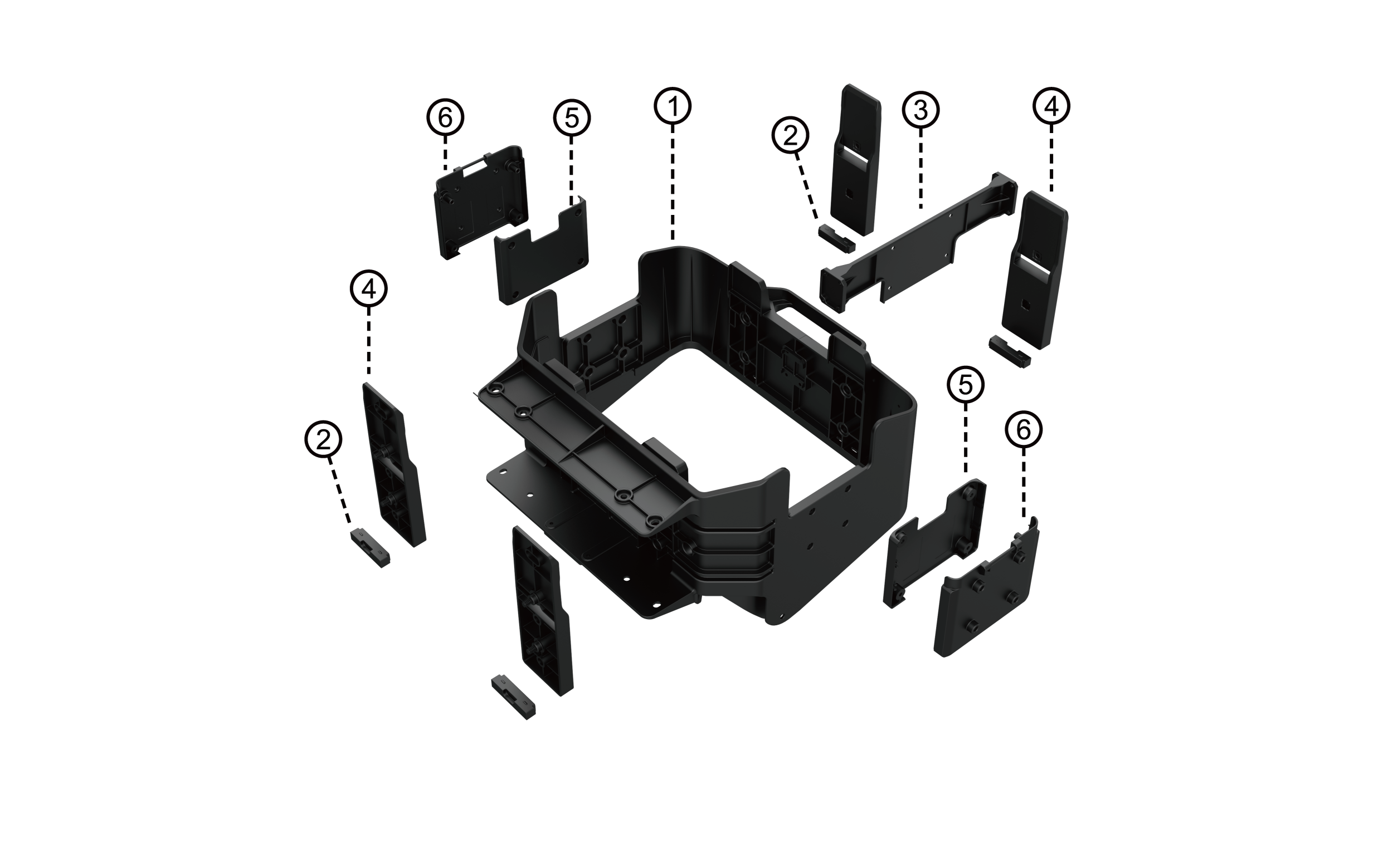 XAG P100 Pro 2023 Tail frame Frame – Pegasus Robotics Inc.