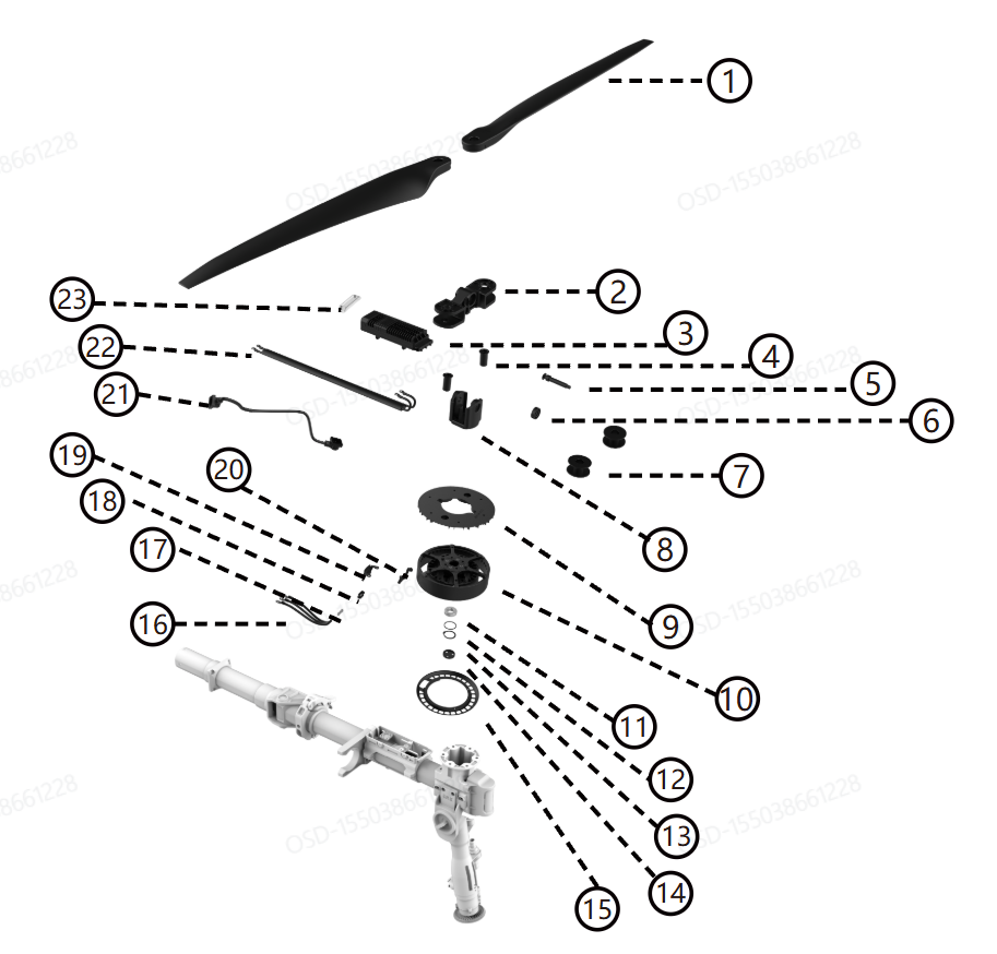 XAG P60 2024 Agricultural Drone > Fuselage front compartment > Power s ...