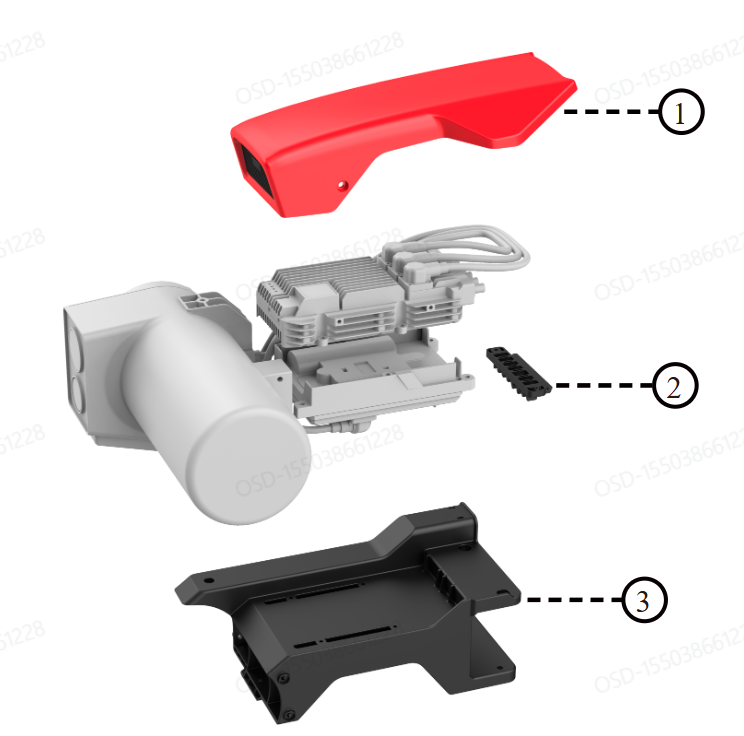 XAG P60 2024 Agricultural Drone > Arm > Frame – Pegasus Robotics Inc.
