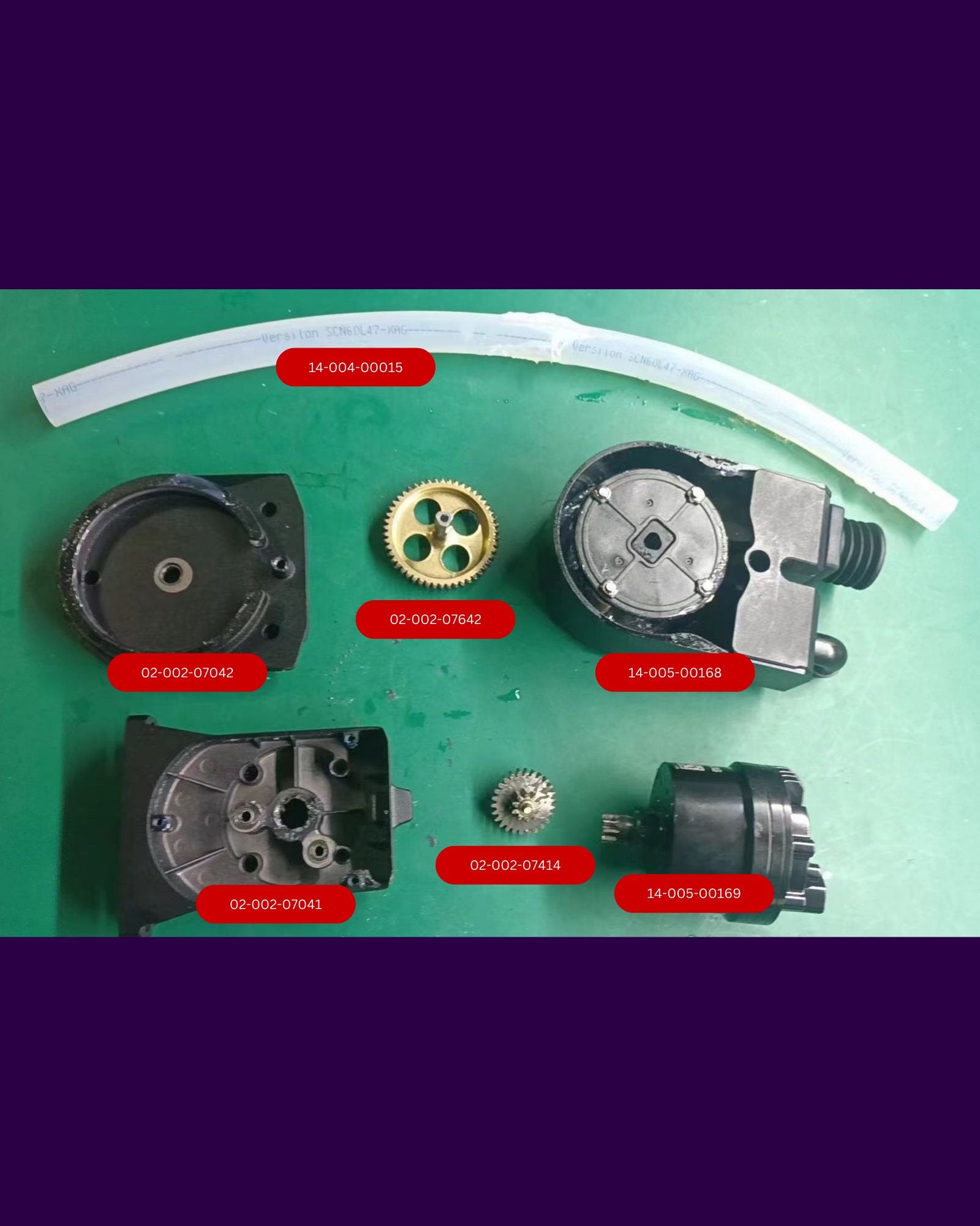 P100 Peristaltic Pump Dissemble Parts – Pegasus Robotics Inc.