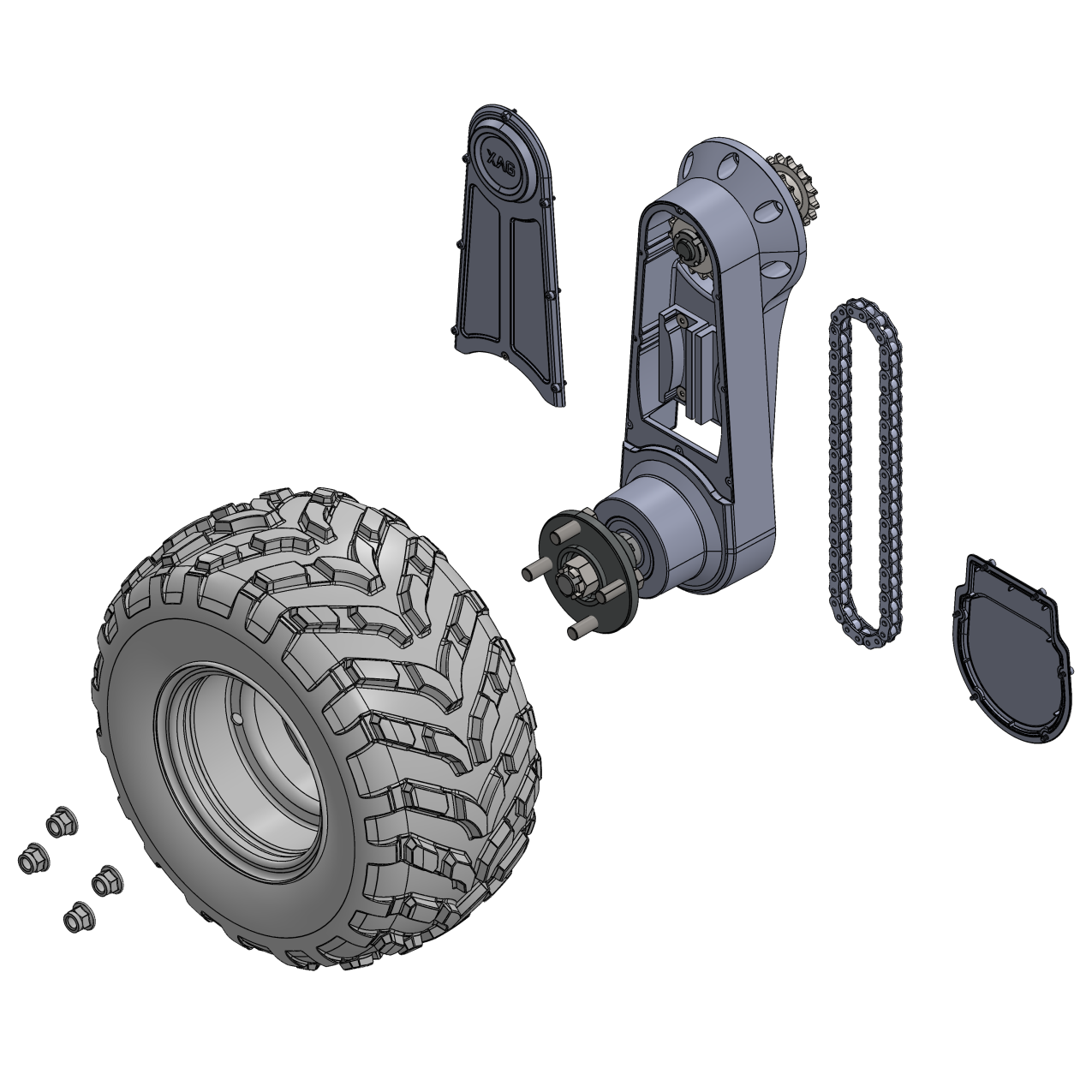 R150A Wheel Arm – Pegasus Robotics Inc.