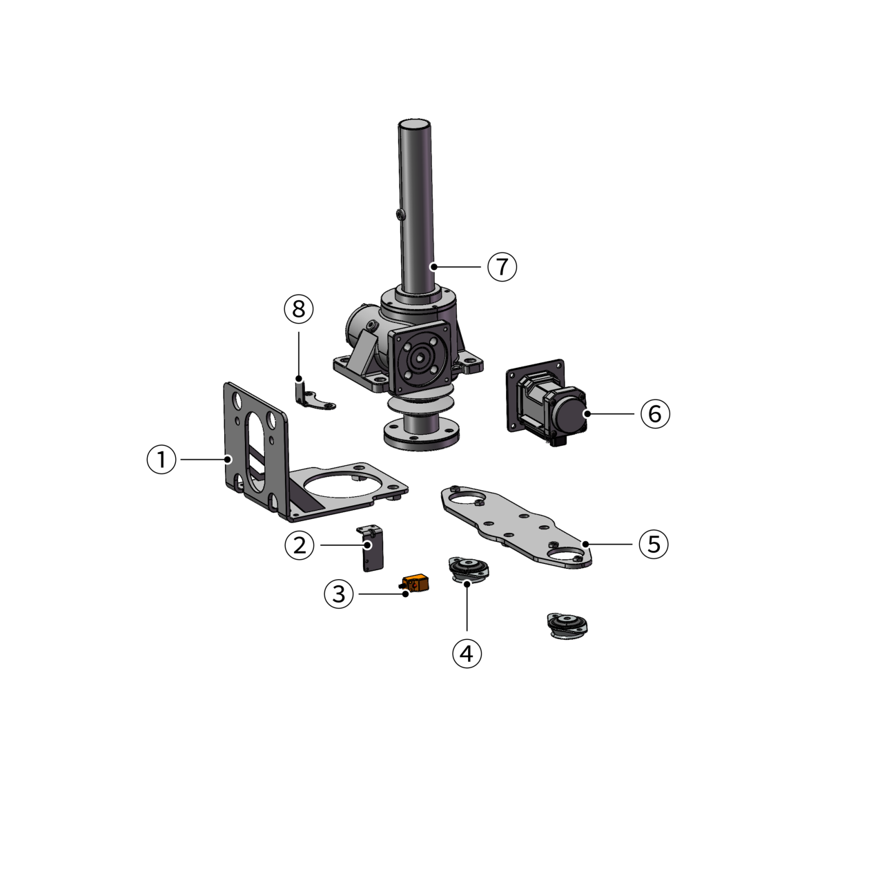 R150A Revomower Lifter Right – Pegasus Robotics Inc.